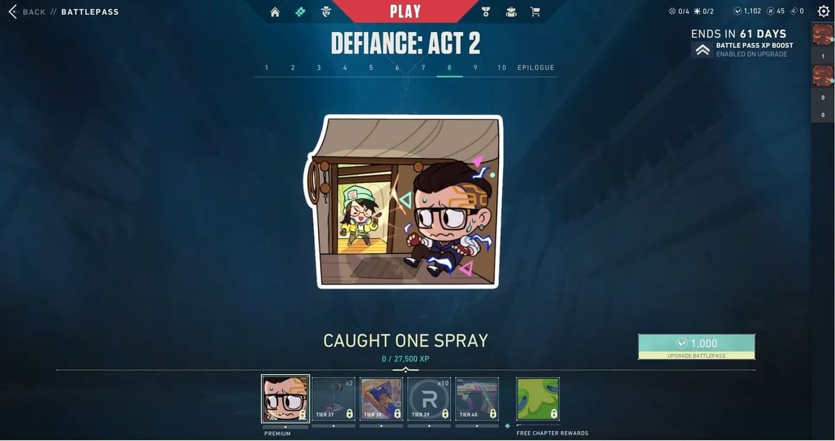 Valorant Episode 8 Act 2: All Battlepass tiers and rewards