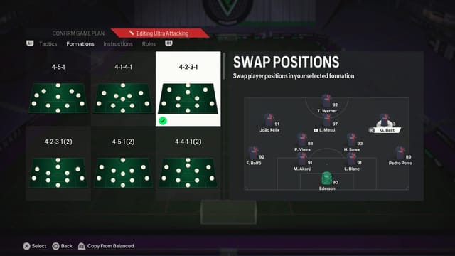 5 best Career Mode formations in EA FC 24