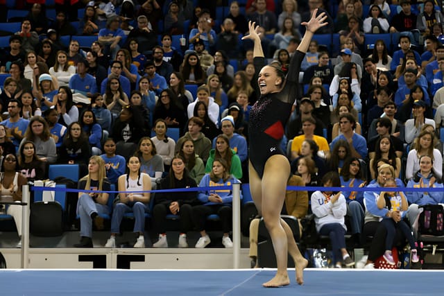 Maile O'Keefe adjudged beam champion after helping Utah to 4th ...