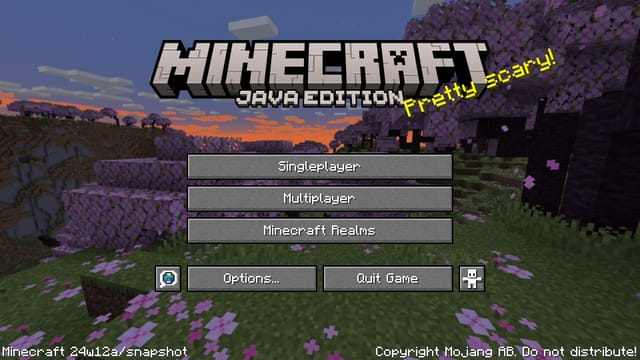How to download Minecraft Snapshot 24w12a