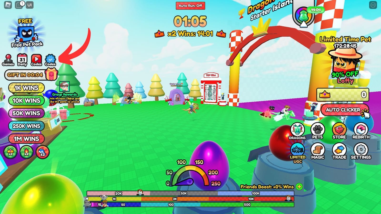 Dragon Race Codes (2024)