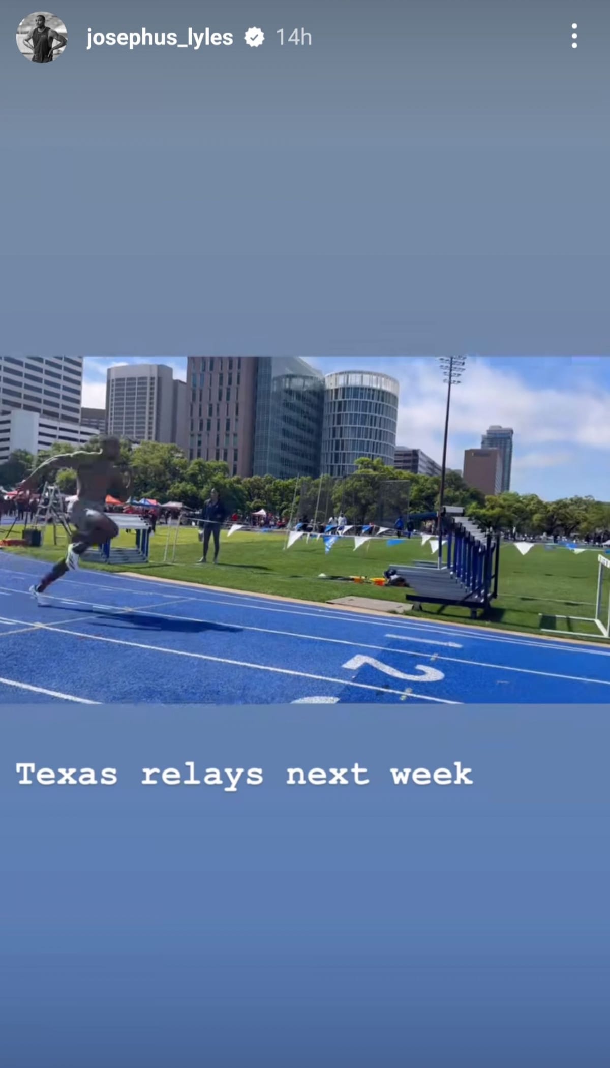 Noah Lyles' brother Josephus Lyles shares a glimpse of preparation for ...