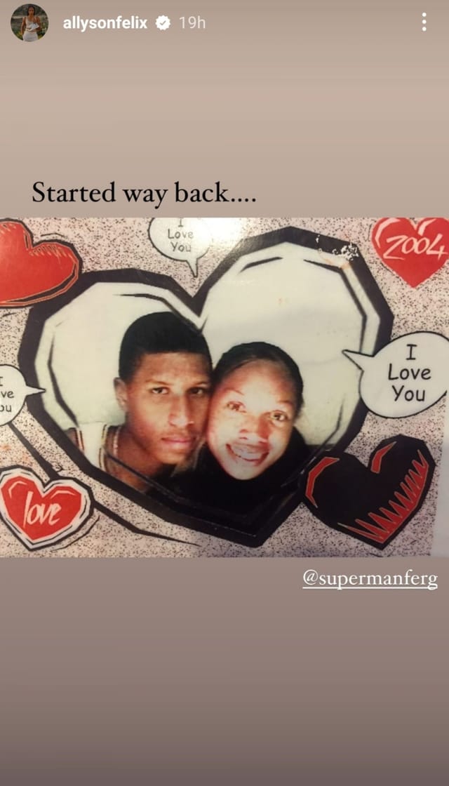"I love getting to do life with you" - Allyson Felix pens heartwarming ...