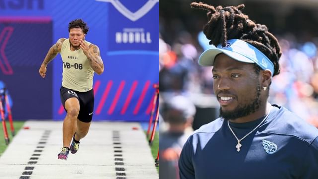 Blake Corum vs Derrick Henry 40 time: Which RB comes out on top?