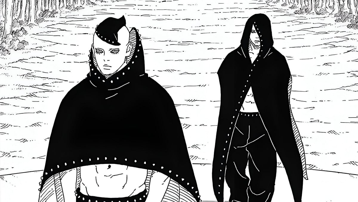 Boruto Two Blue Vortex Chapter 8 Jura Mistakes Himawari As Naruto As Kawaki Loses To The Shinjuu