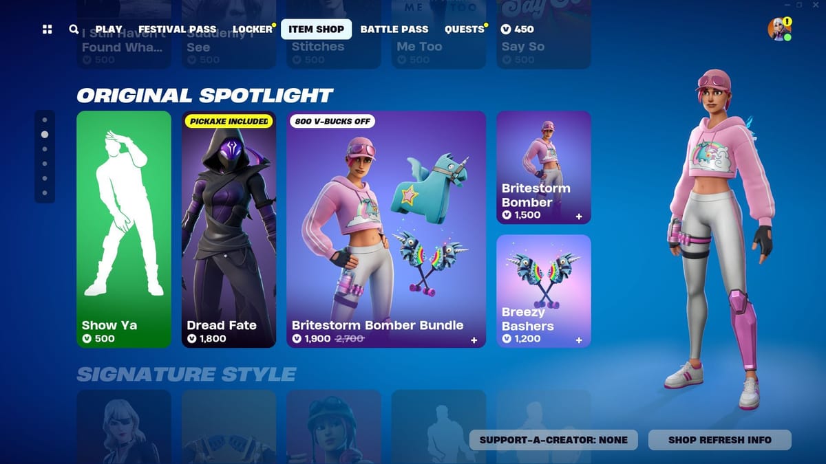 How to get Britestorm Bomber Skin in Fortnite (March 28, 2024)