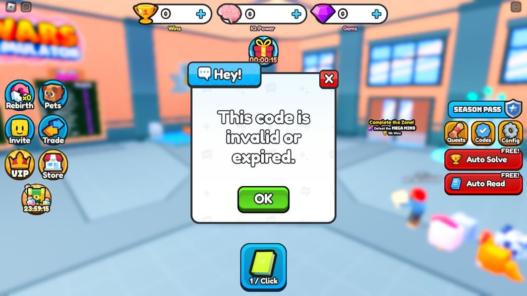 IQ Wars Simulator Codes