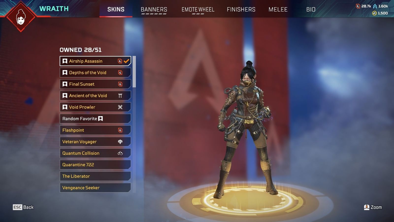 5 best Wraith skins in Apex Legends for 2024