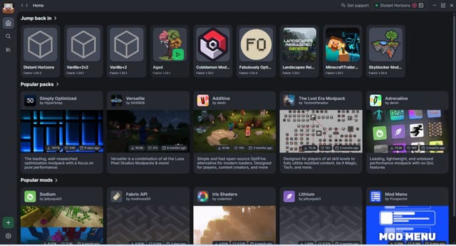 How to get Distant Horizons mod for Minecraft