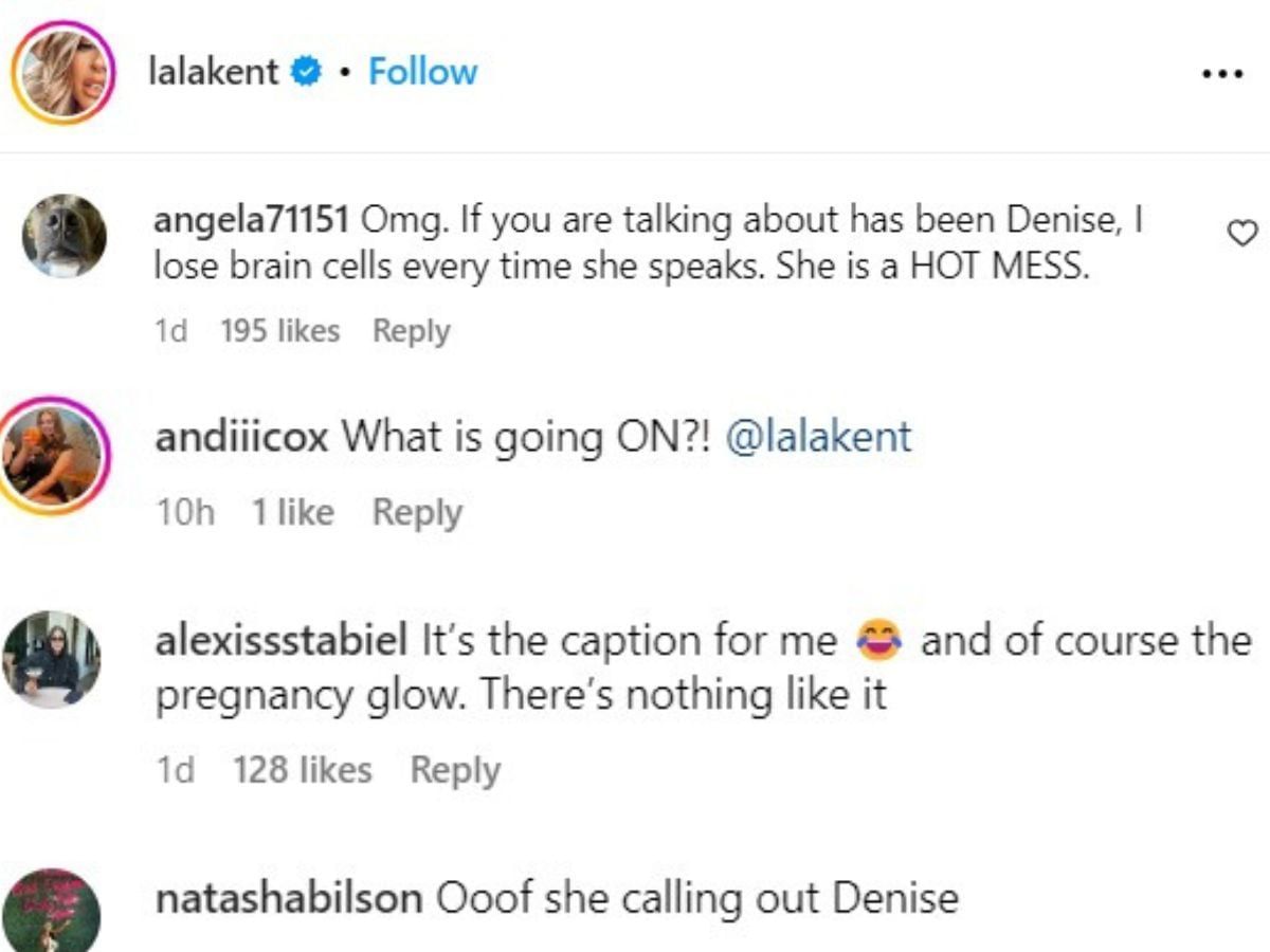 Fans believe Vanderpump Rules Lala Kent took a dig at RHOBH star Denise ...