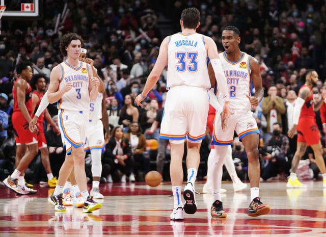 "Passed around like a blunt" - NBA fans clown Mike Muscala over Thunder ...