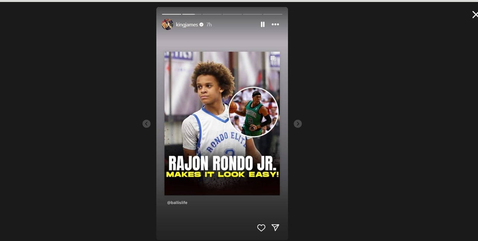 Rajon Rondo Jr: "Rajon Rondo Jr makes it look easy": 4X NBA champ ...