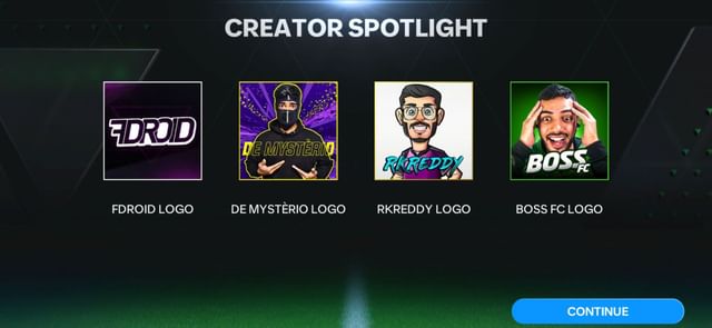 How to get FC Mobile Creator Logos