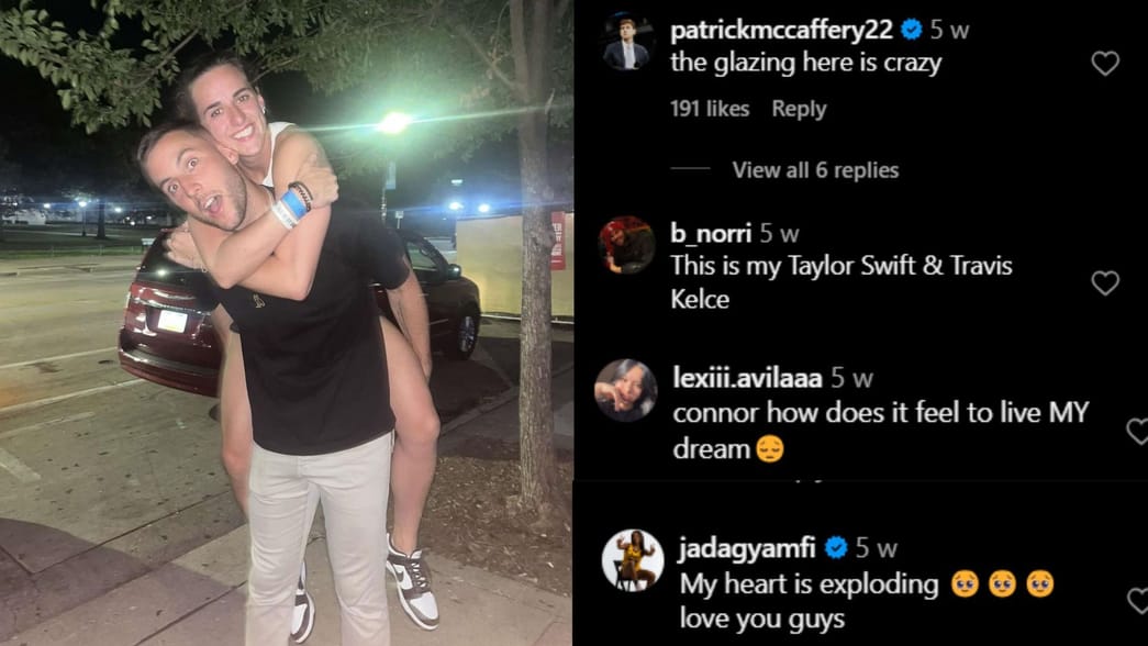 5 best photos of Caitlin Clark and BF Connor McCaffery that gave ...