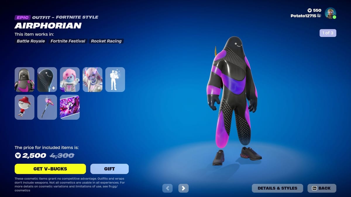 How to get Airphorian and Eclipse Skins in Fortnite