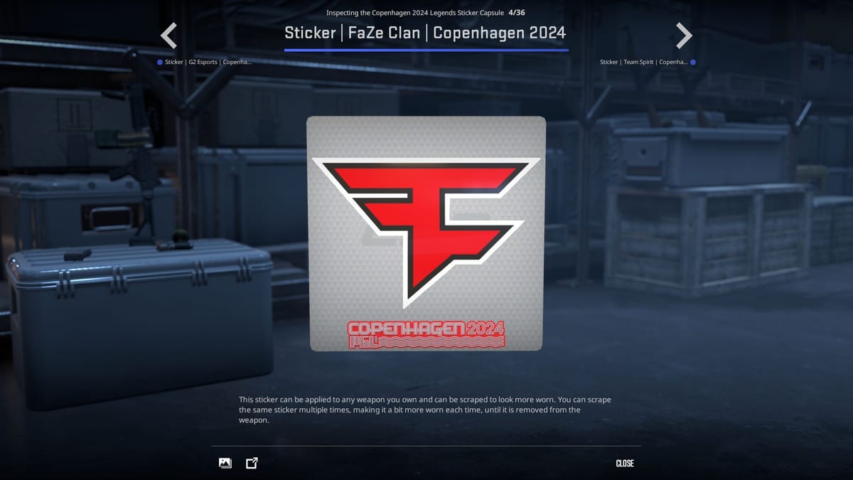 All PGL CS2 Major Copenhagen stickers