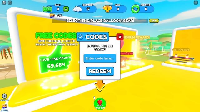 Roblox Balloon Simulator Codes