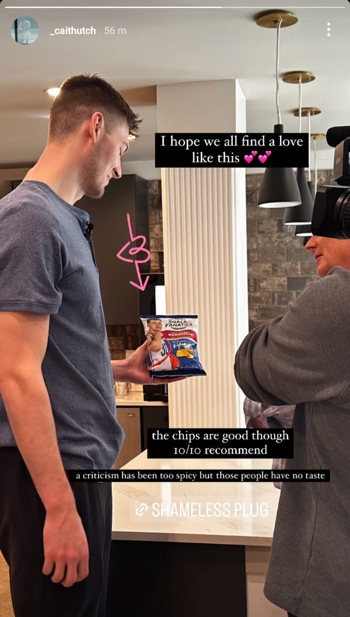 5 times Kyle Filipowski's GF Caitlin Hutchison turned into cheerleader ...