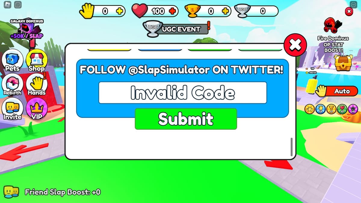 Power Slap Simulator Codes