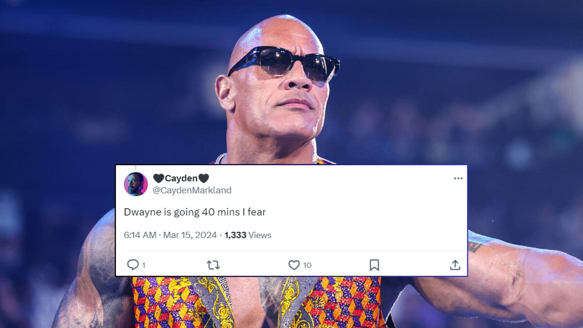 "Dwayne is going 40 mins" - Fans fear major SmackDown match could get ...