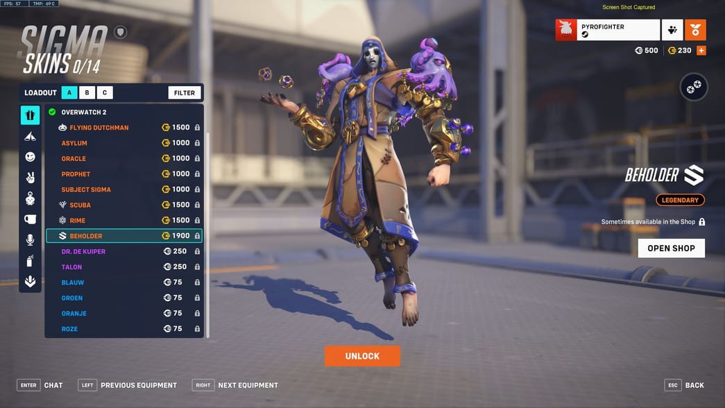 10 best Sigma skins in Overwatch 2 (2024)