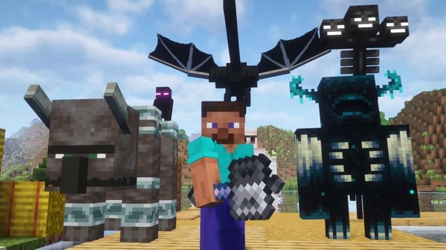 How to kill any Minecraft mob with mace