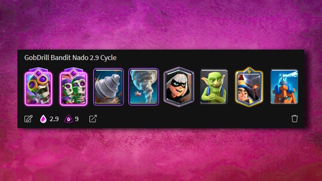 Best Clash Royale decks with Goblin Drill