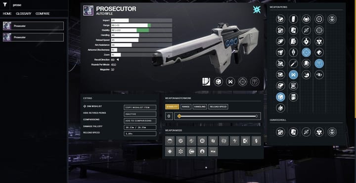 Destiny 2 Prosecutor god rolls, drop locations, and more