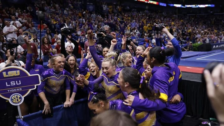 NCAA women's gymnastics rankings (Week 12): Oklahoma retain the No.1 ...