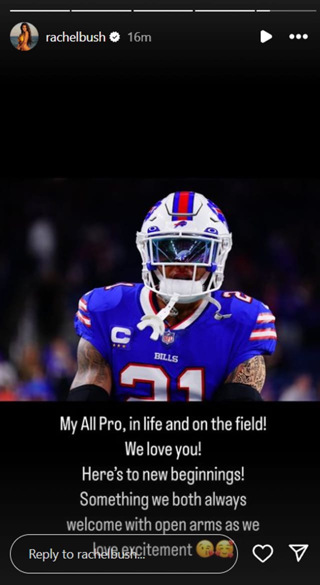 Jordan Poyer's wife Rachel Bush captures former Bills safety's 'impact ...