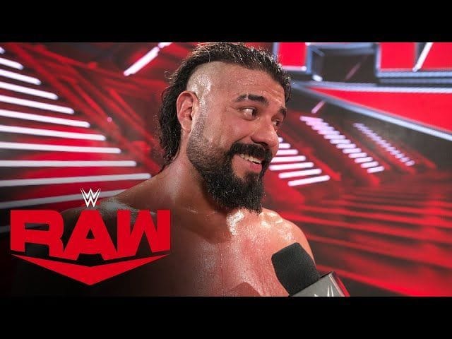 Andrade shares image looking incredibly jacked ahead of WWE RAW