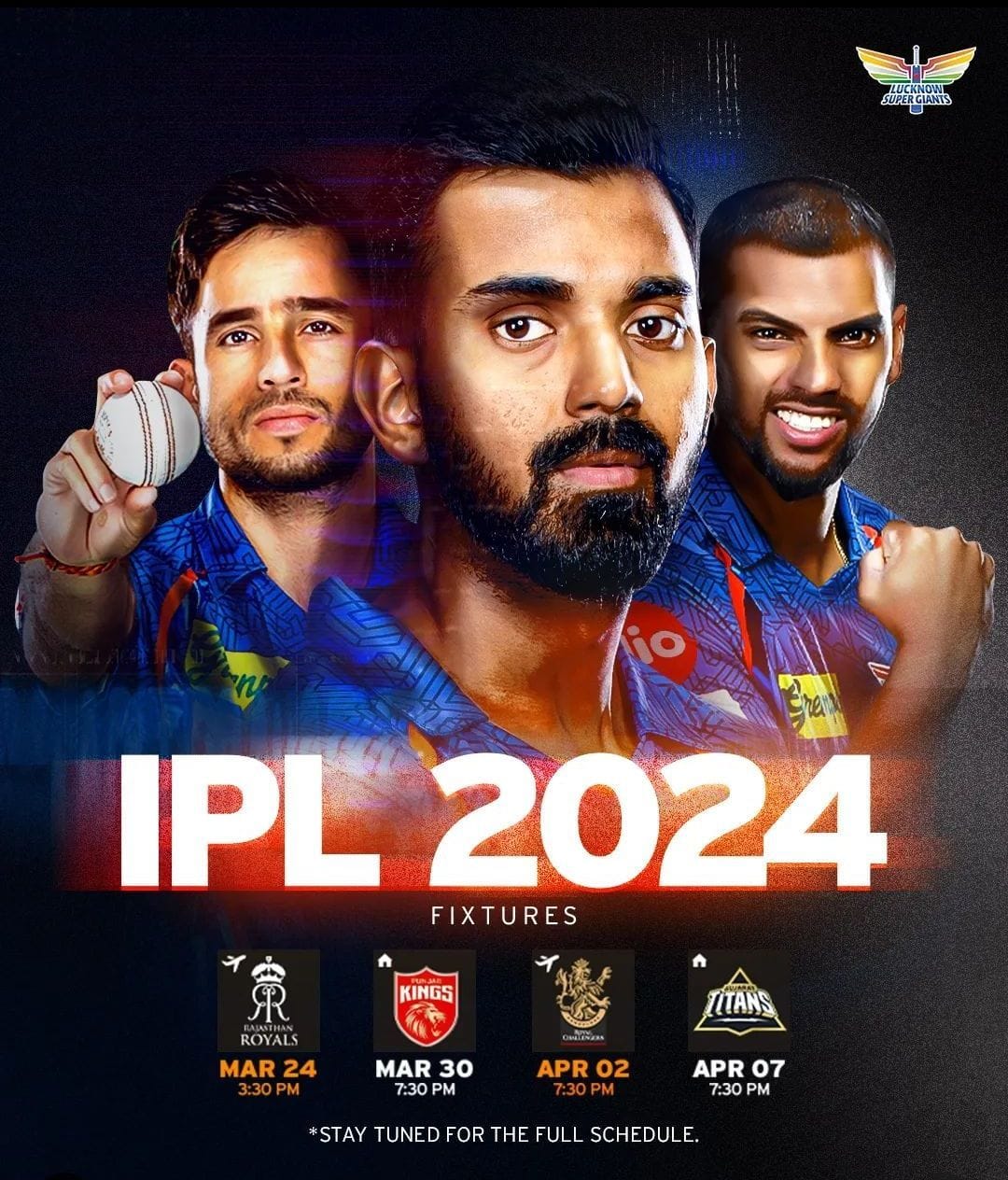 IPL Match Schedule 2024 & Time Table