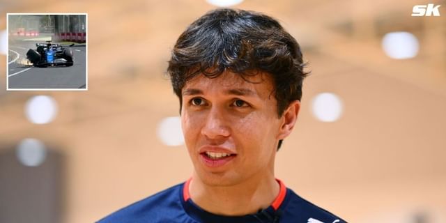 Watch: Alex Albon's massive crash rules him out of F1 Australian GP FP2