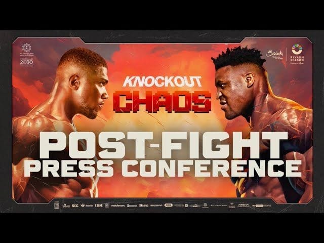 "I didn't feel the punch" - Francis Ngannou reflects on Anthony Joshua's huge right hand that ...