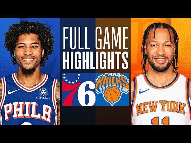 "Real basketball is back": Sixers-Knicks' rare low-scoring game gets ...