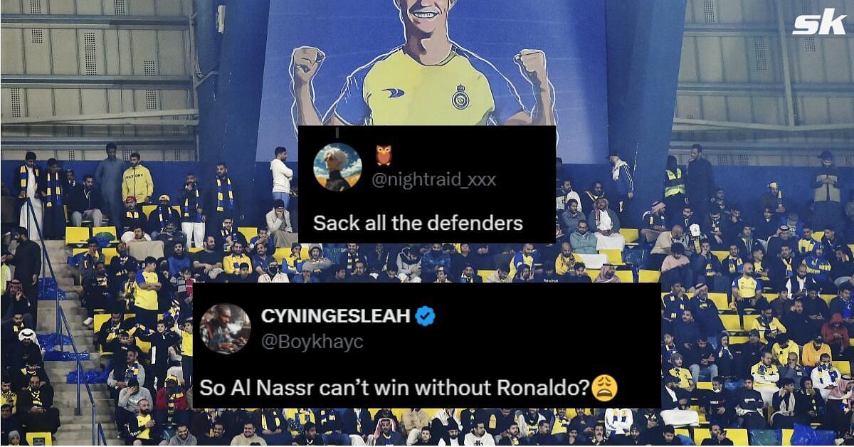 Cant Win Without Ronaldo Title Is Gone Fans React As Al Nassr