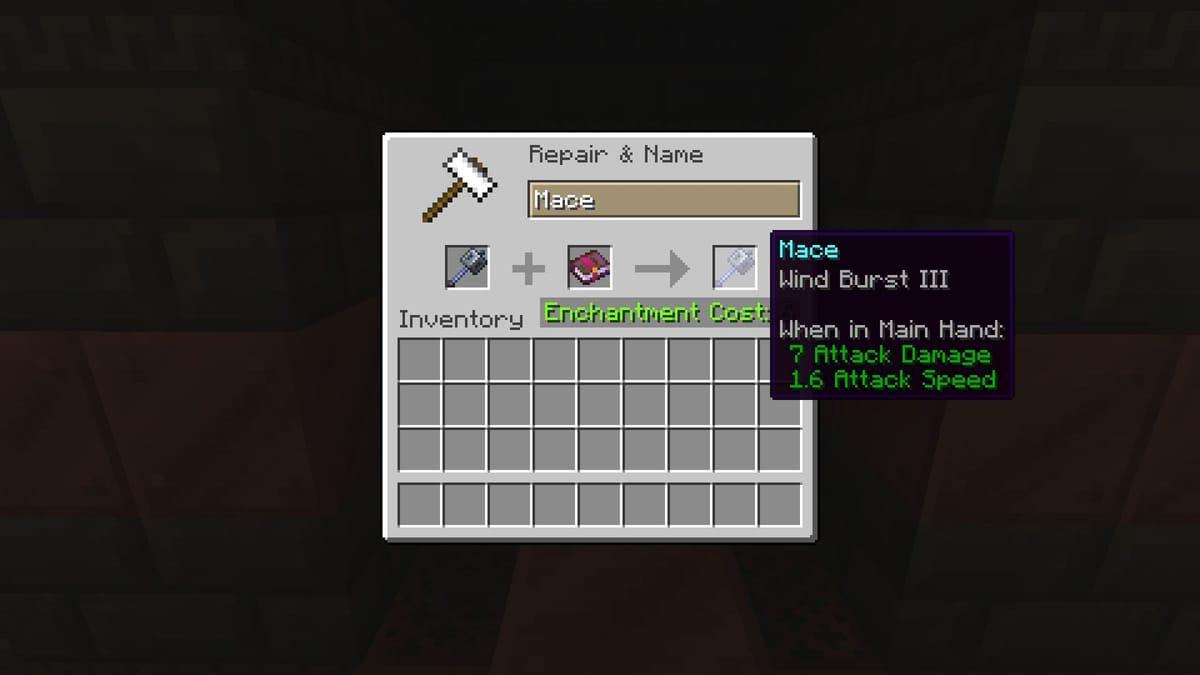 Minecraft's new mace weapon has just received its most demanded feature