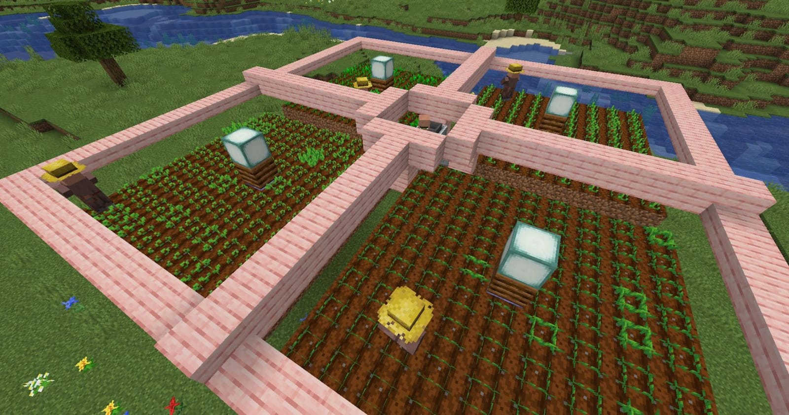 Can Minecraft villagers farm for you?