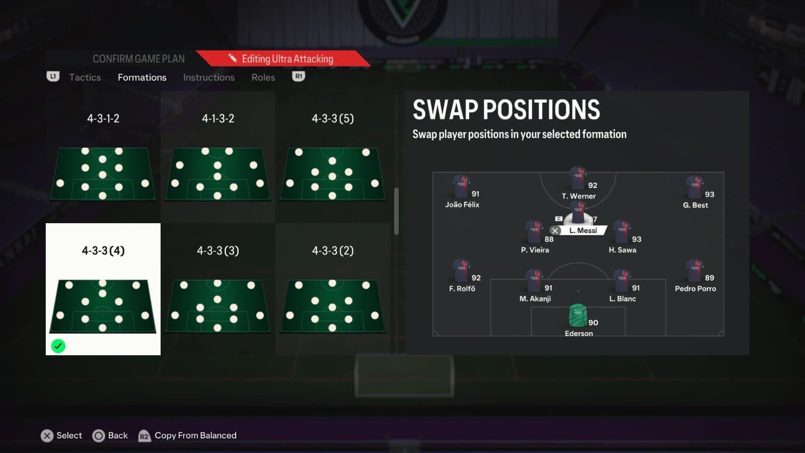 5 best Career Mode formations in EA FC 24
