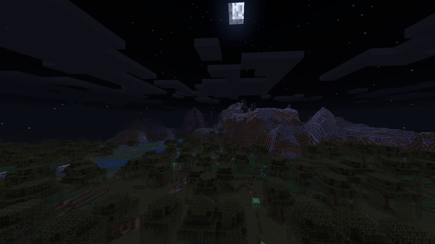 How the moon affects mob spawning in Minecraft