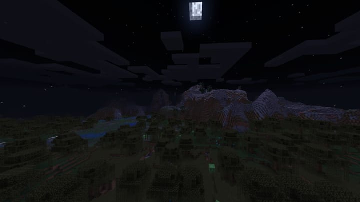 How the moon affects mob spawning in Minecraft