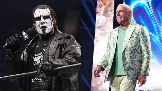 Ric Flair shares a throwback photo ahead of Sting's retirement match at AEW Revolution