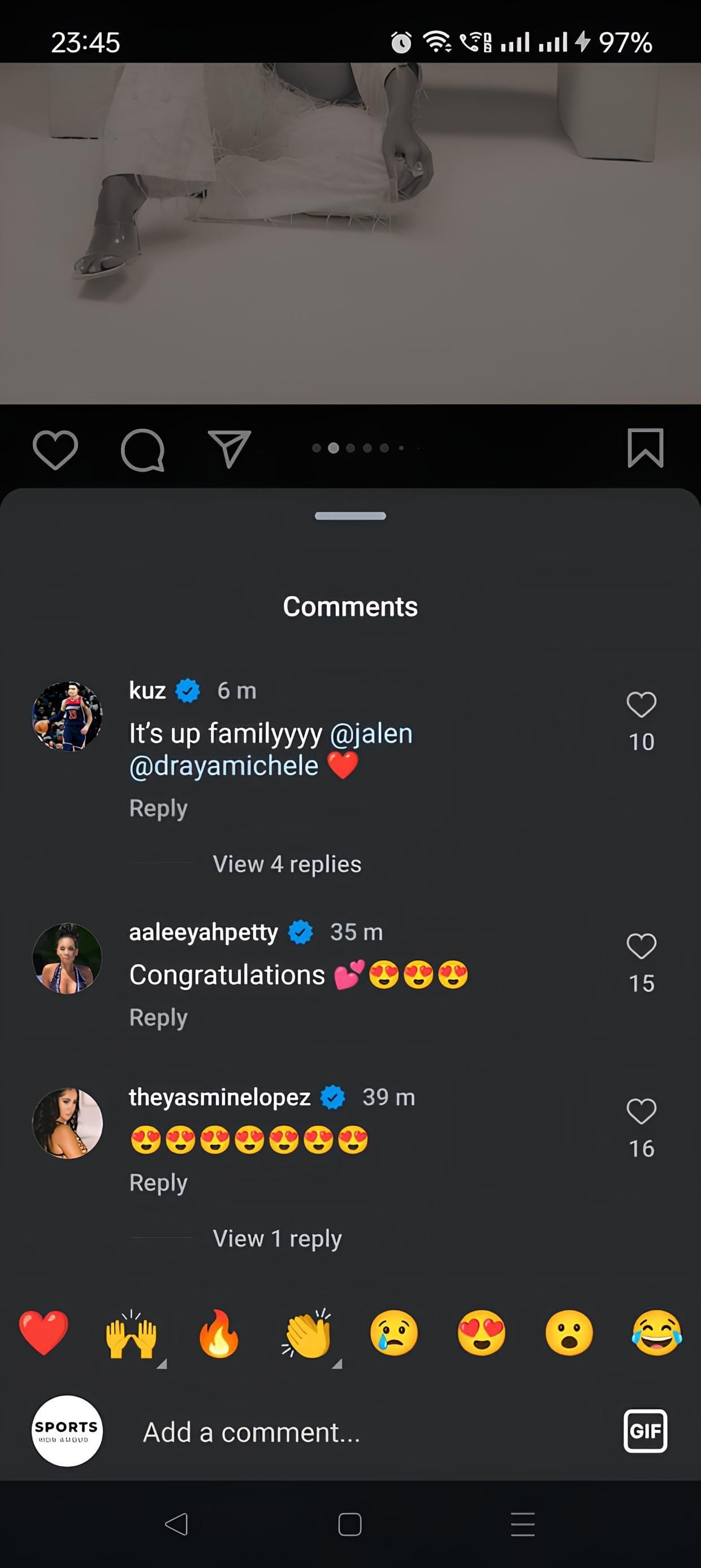 Kyle Kuzma showers love to Jalen Green & Draya Michele following ...