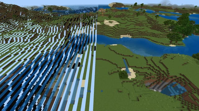 Minecraft looks like a different game after crossing million blocks
