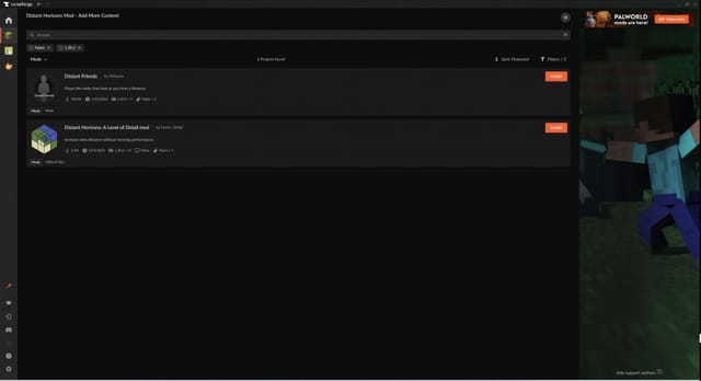 How to get Distant Horizons mod for Minecraft