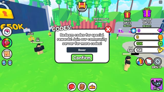 Boxing Fighters Simulator Codes