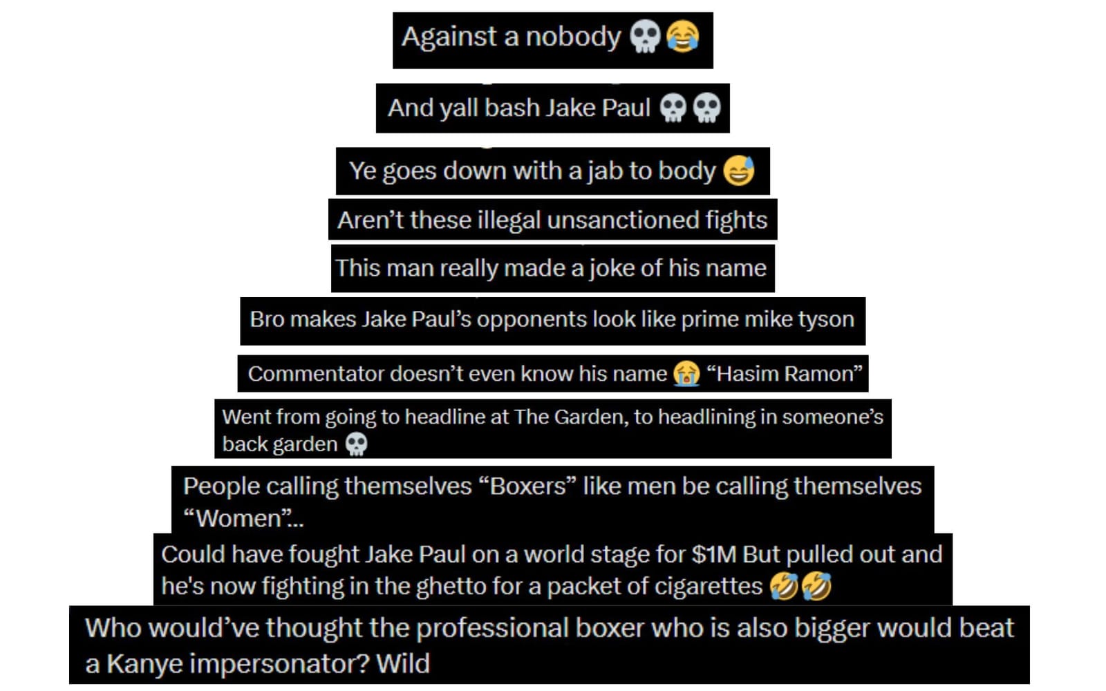 "And y'all bash Jake Paul" - Fans react as Hasim Rahman Jr. knocks out ...