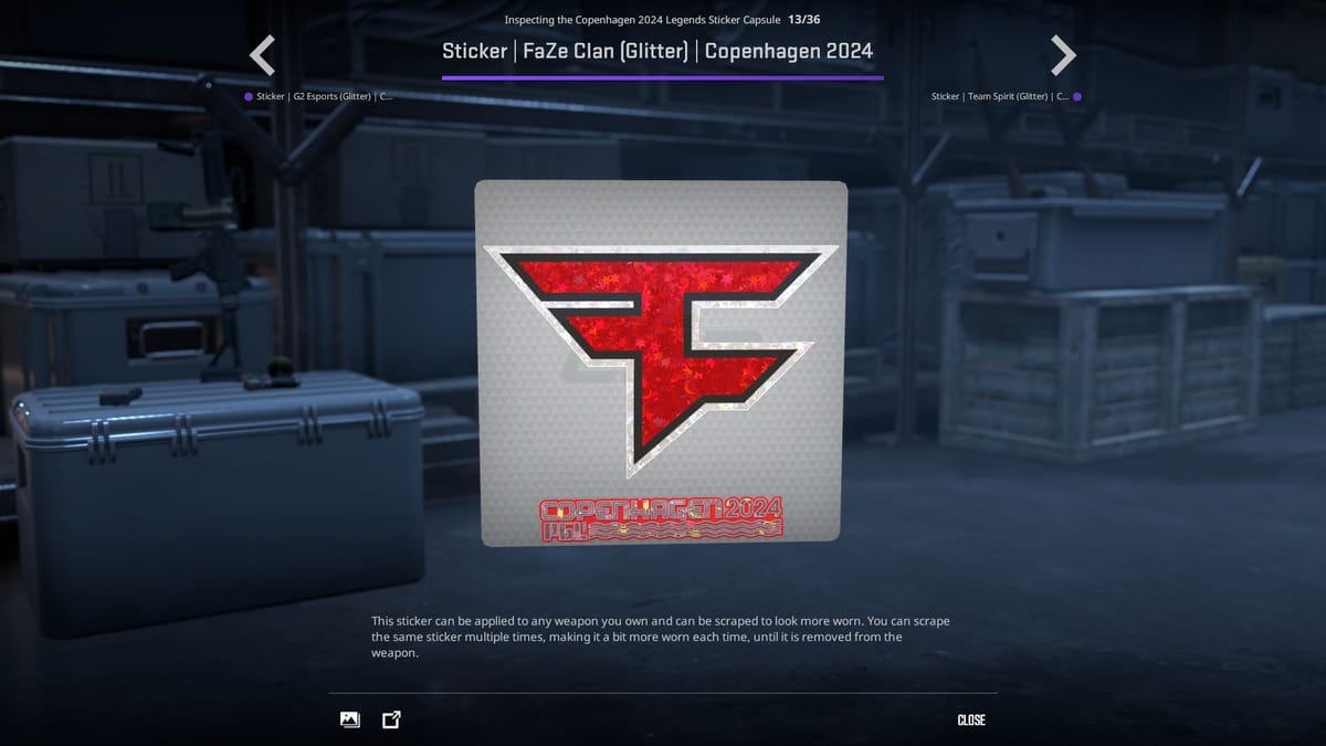 All PGL CS2 Major Copenhagen stickers