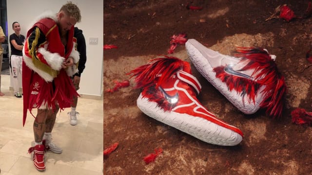 Jake Paul Nike boxing boots: Jake Paul’s custom Nike boxing boots ...