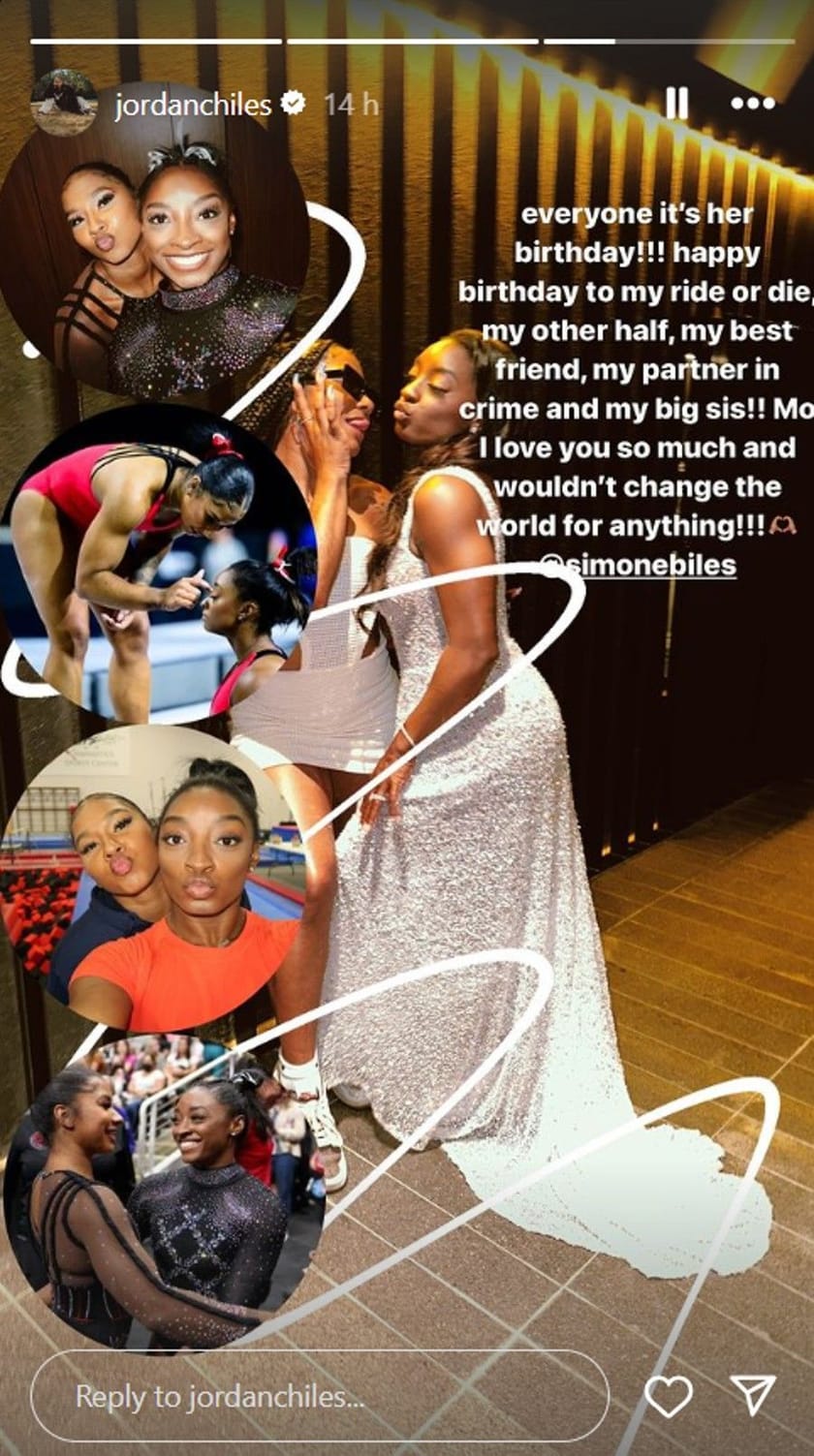 "My ride or die, my other half, my partner in crime": Simone Biles ...